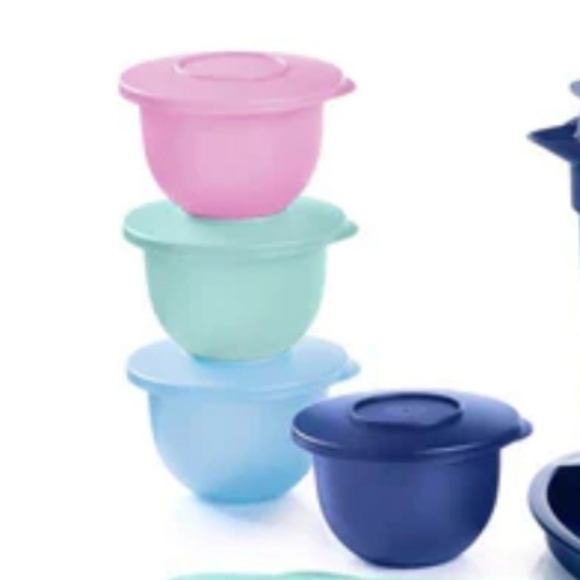 Tupperware | Kitchen | Tupperware Mini Impressions 25c Bowls 4 W ...